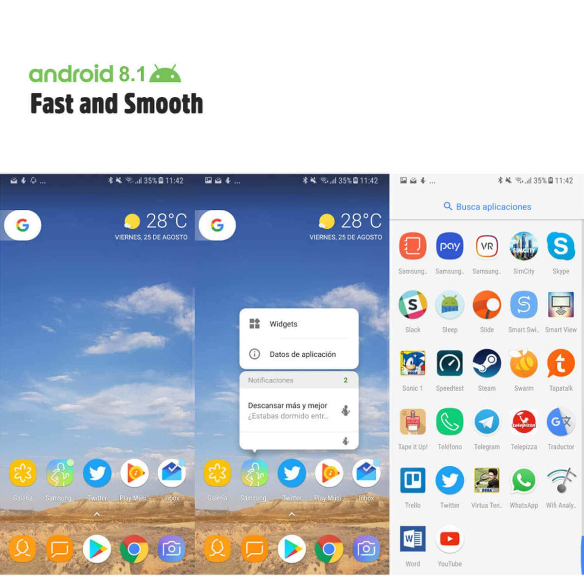 XGODY Mate10 | 5.5" HD Screen, Android 8.1, Compact Design, Face Unloc