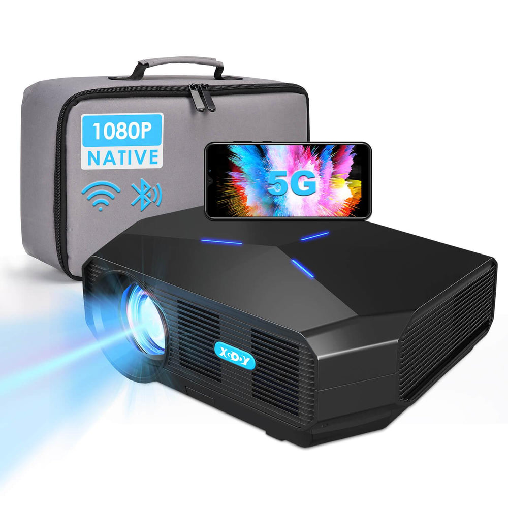 Native 1080P Full HD Video Projector | XGODY A4300 With WiFi & BT, Out