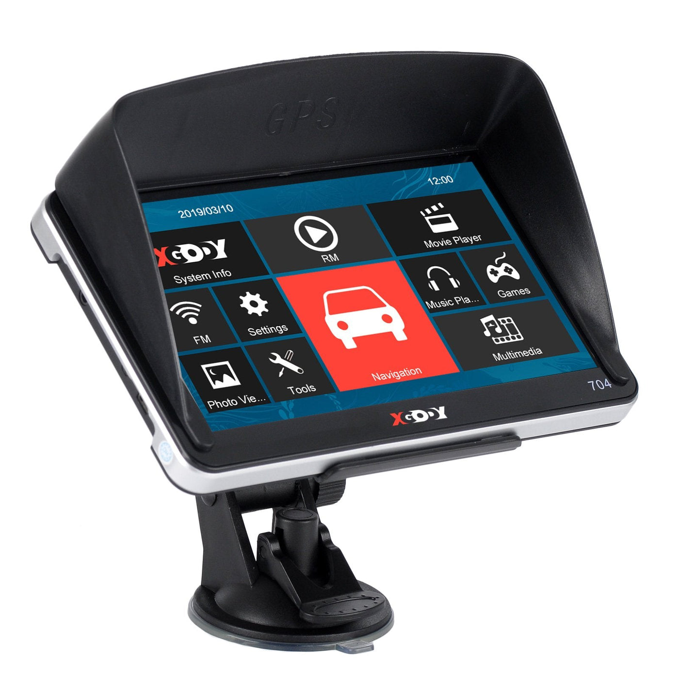 XGODY 704BT 7" SAT Navigation BT Capacitive With FM/Bluetooth