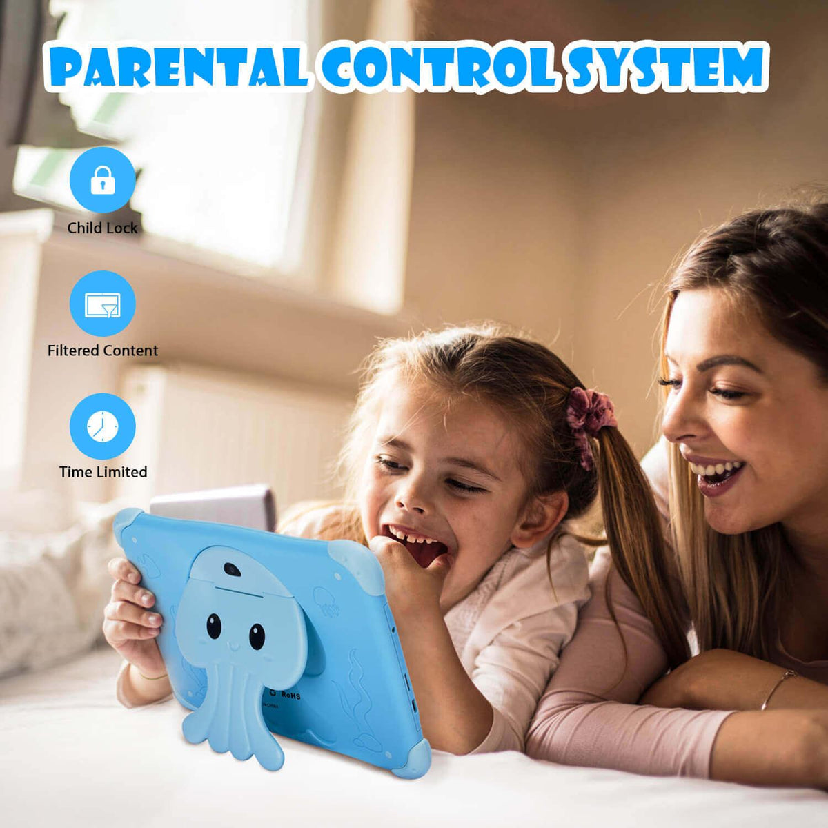 XGODY Android HD 8 Kids Tablet 32 GB Kid-Proof Case Dual Camera Educat