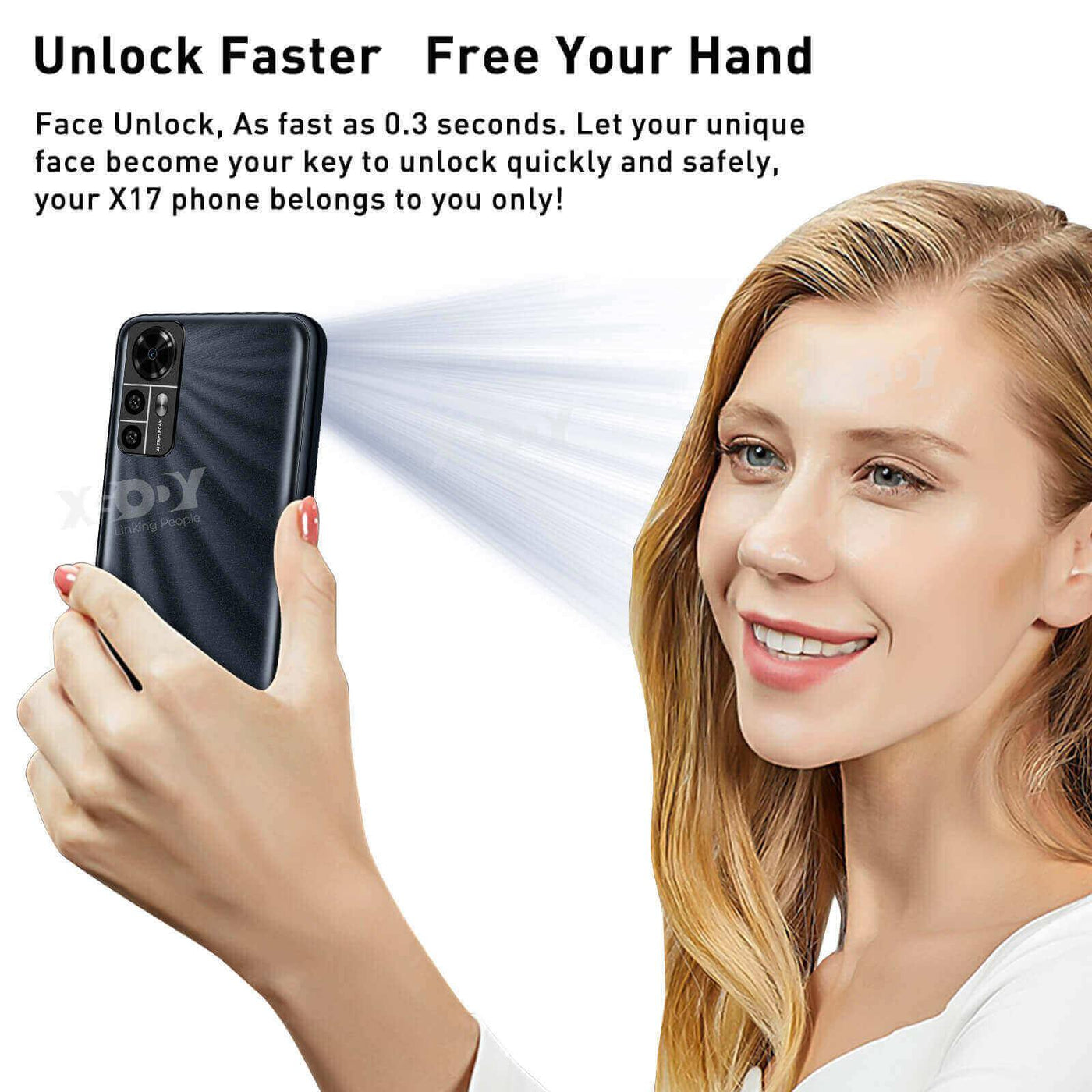 XGODY Android Phone X17 - Affordable 4G Smartphone with Dual SIM and E