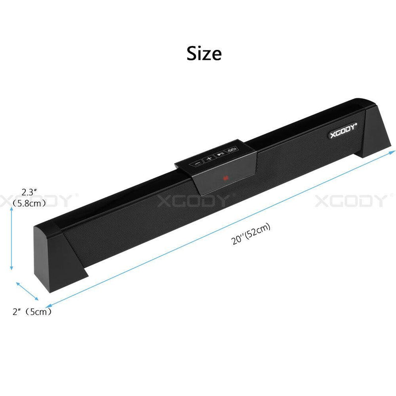 XGODY G-XS02 TV Bluetooth AUX SoundBar Home Theater, Ultra Compatible