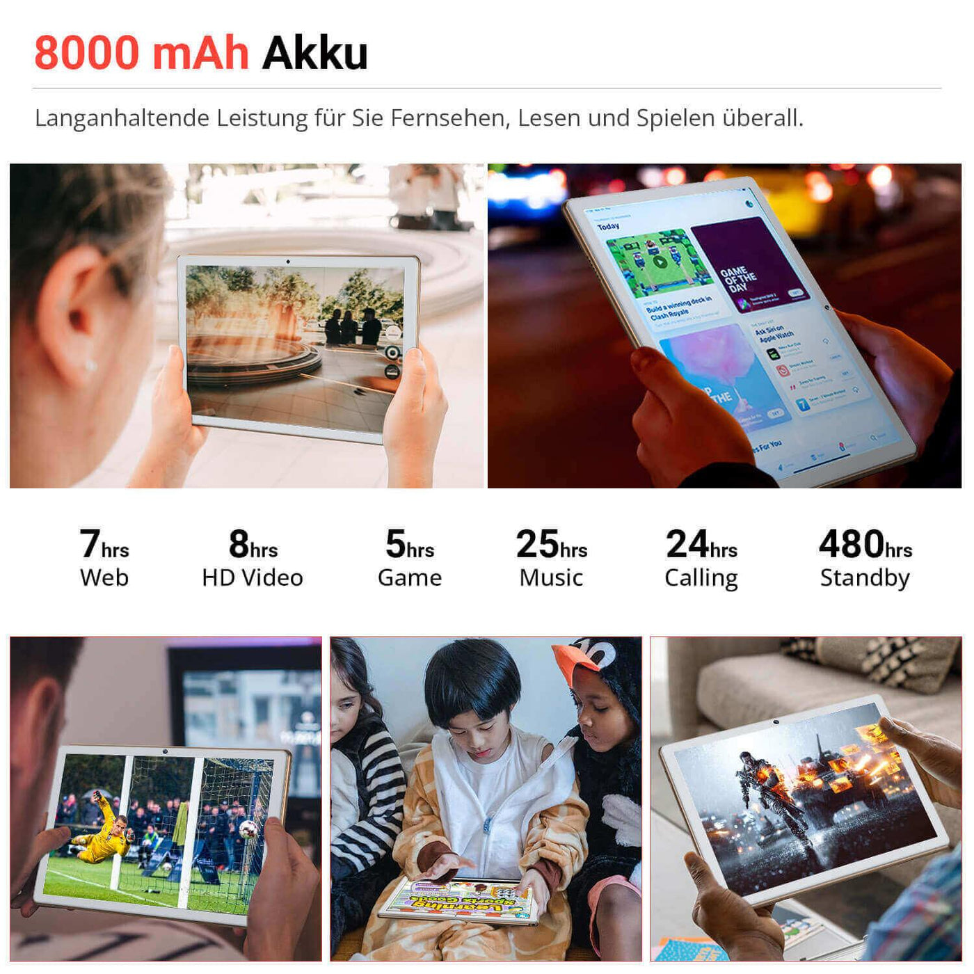 XGODY P60 PRO Tablet PC 10.1 Inch 4G Cellular Tablet PC with Bluetooth