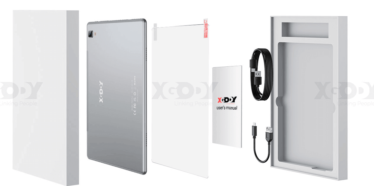 XGODY P60 PRO Tablet PC 10.1 Inch 4G Cellular Tablet PC with Bluetooth