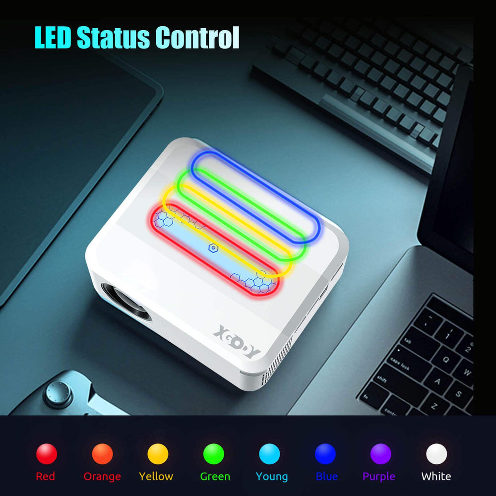 XGODY X1 Native Movie 4K Projector Built-in Android System, 9500 Lux W